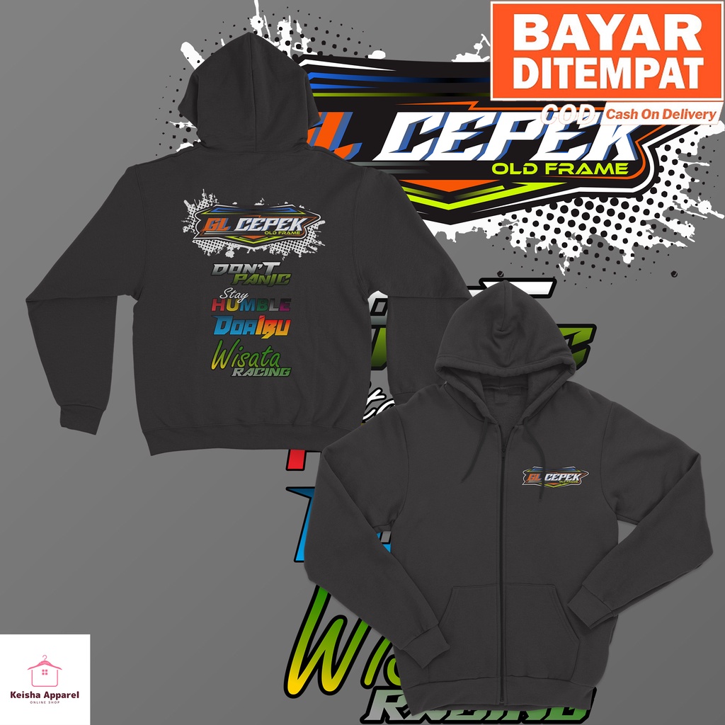 Jual JAKET ZIPPER HONDA GL CEPEK KATA KATA HEREX JAKET GL COWOK CEWEK ...