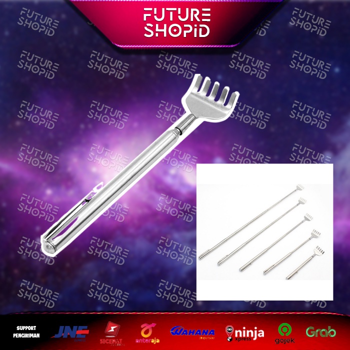 Jual Alat Garuk Punggung Telescopic Stainless Steel Kecil / Garukan sd ...