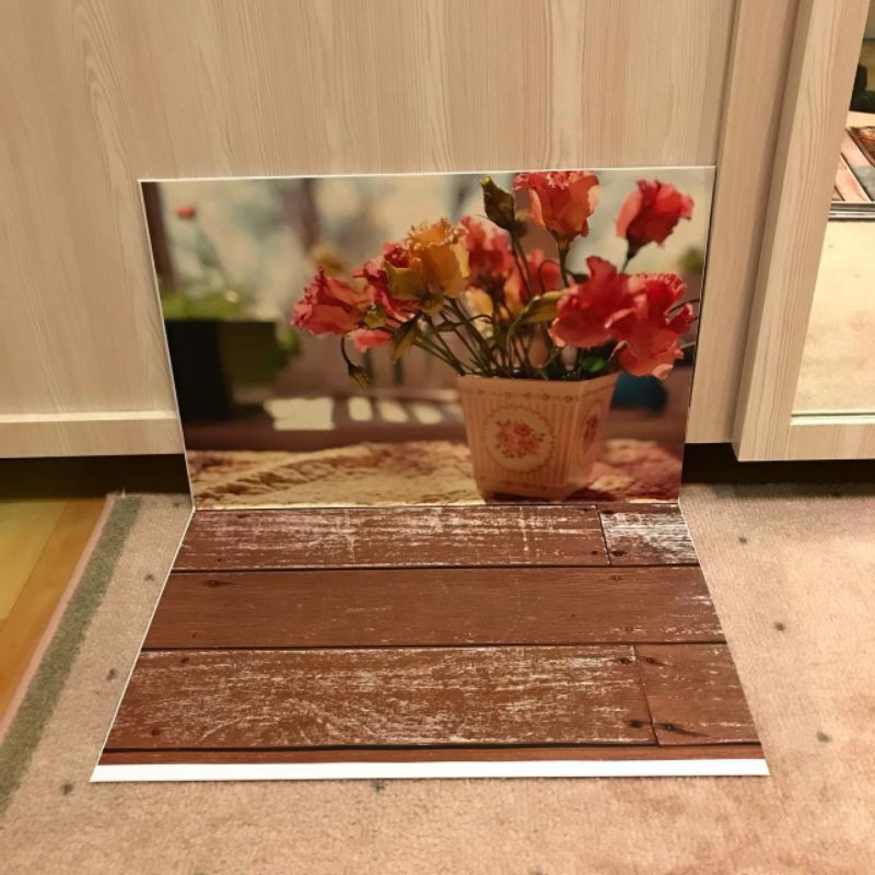 Jual Alas Foto Background Motif Bunga Mawar V2 ukuran A1 (90x60cm ...