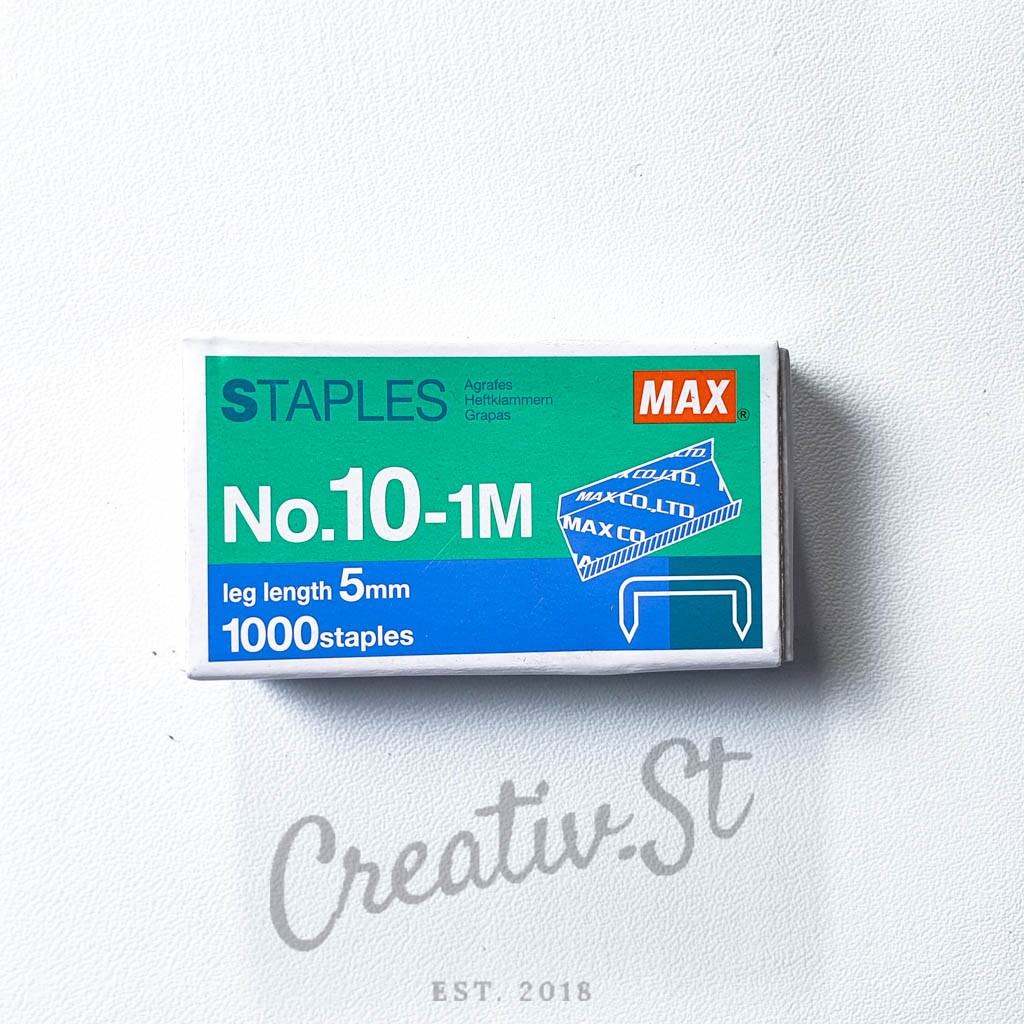 Jual Max Isi Staples 10-1M Ukuran Kecil | Shopee Indonesia