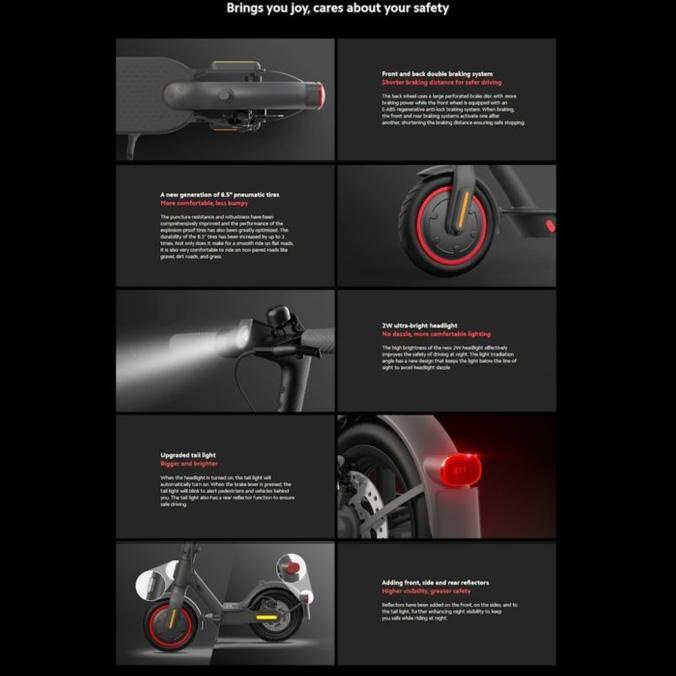 Jual ELECTRIC SCOOTER PRO 2 - MI KICK SCOOTER SKUTER ELEKTRIK SDF6V15DF ...