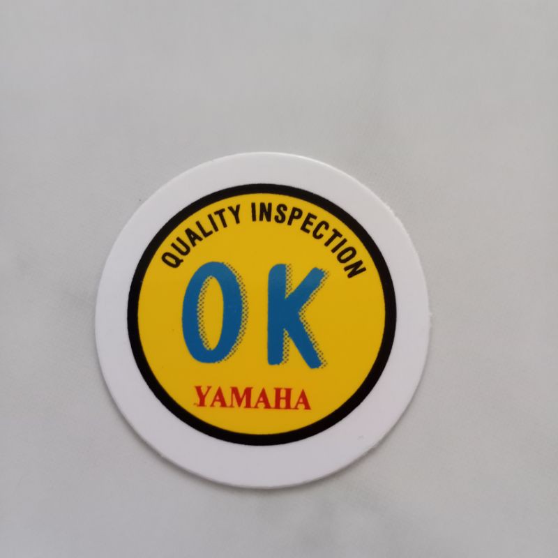 Jual stiker Quality Inspection OK transparan pelengkap yamaha Good ...