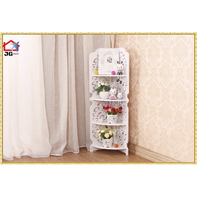 Jual Rak Sudut Berdiri 4 Tingkat/ Stand Corner Rack 4 Layer | Shopee ...