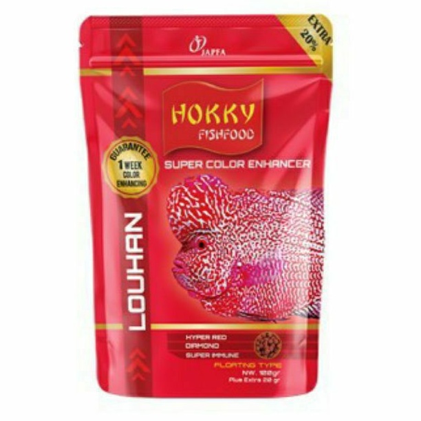 Jual HOKKY FISHFOOD SUPER COLOR ENHANCER PELET PELLET IKAN LOUHAN LOHAN ...