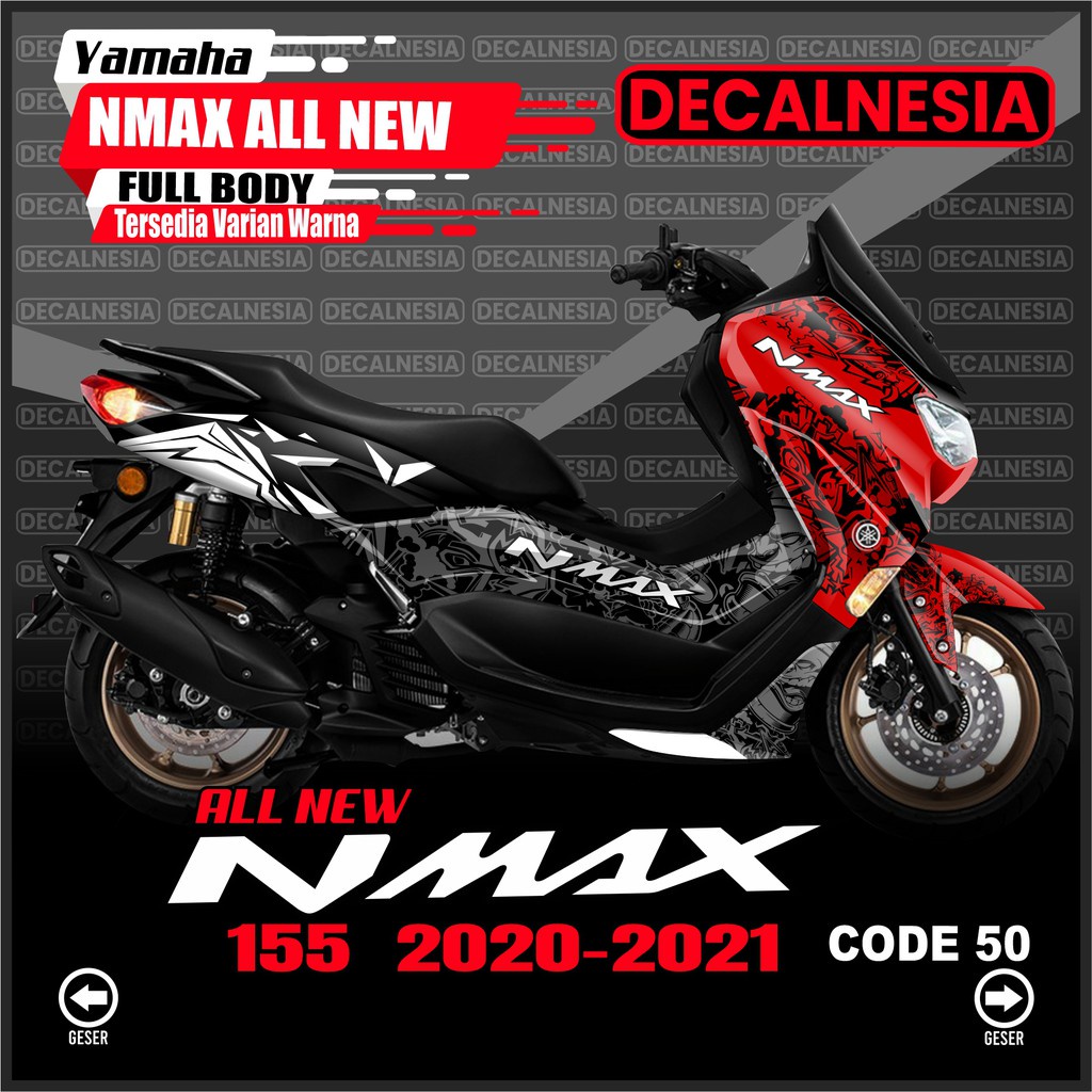 Jual Decal Nmax New 2021 Full Body 2020 155 Abs Facelift Stiker Variasi ...