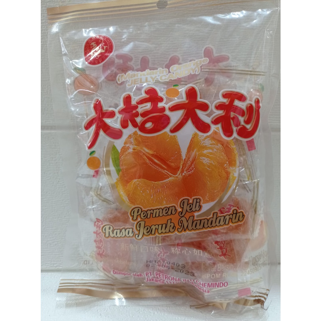 Jual Permen Jeli Rasa Jeruk Mandarin Naraya 200 g (small) | Shopee ...