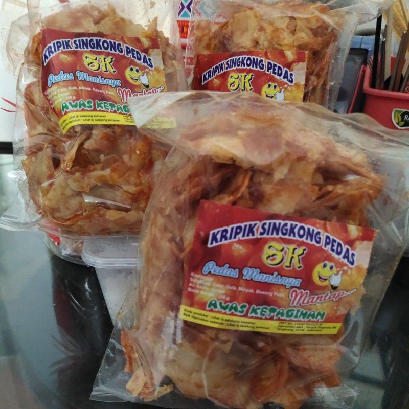 Jual Kripik singkong pedas SK 250g | Shopee Indonesia
