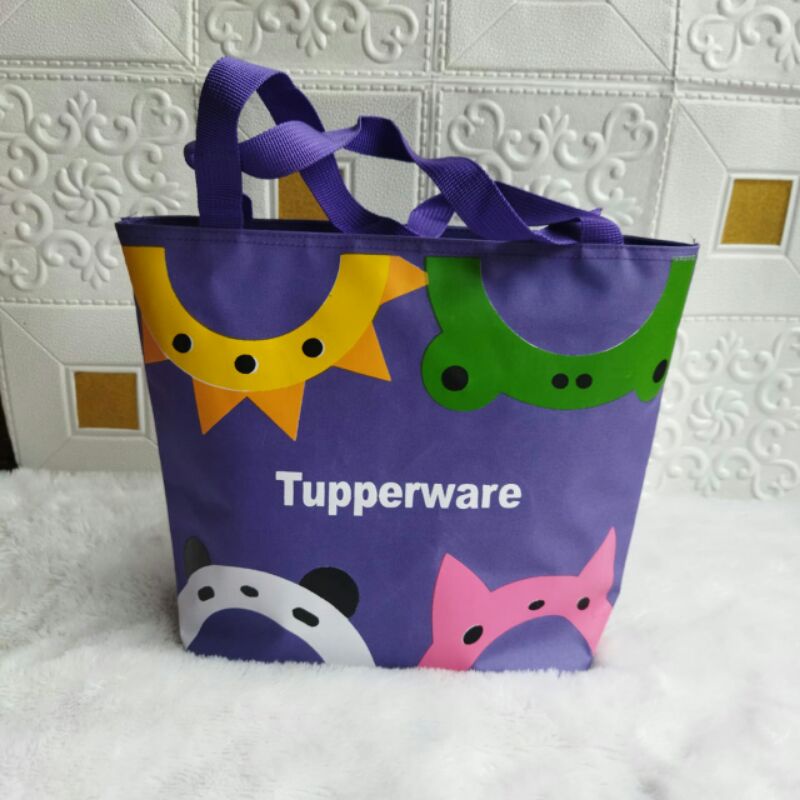 Jual Tupperware Tas Cosmo Cartoon ( zipper bunga es) | Shopee Indonesia
