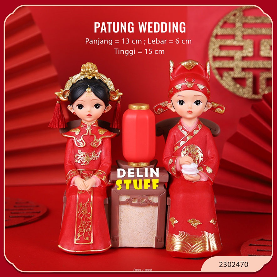 Jual Pajangan Wedding Couple Patung Pengantin Kado Wedding Hadiah ...