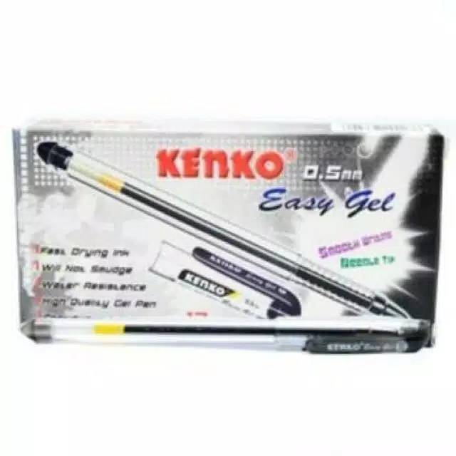 Jual Bolpoin kenko easy gel 0,5 mm (HARGA PER 1 PAK ISI 12 BOLPOIN) | Shopee Indonesia