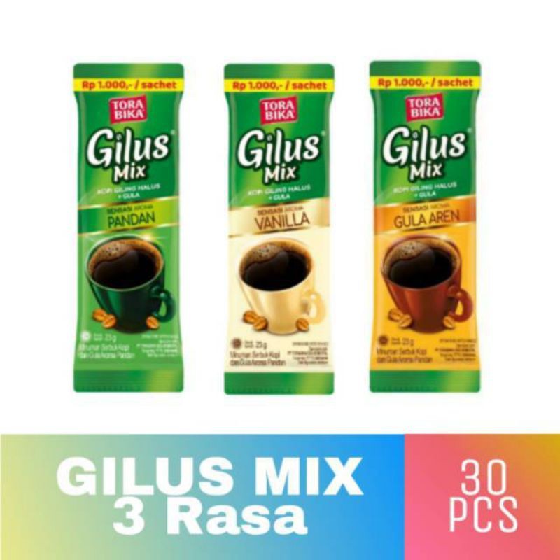 Jual TORABIKA KOPI GILUS MIX 3 RASA - 1 renteng ( 10 Sachet @ 23gr ...