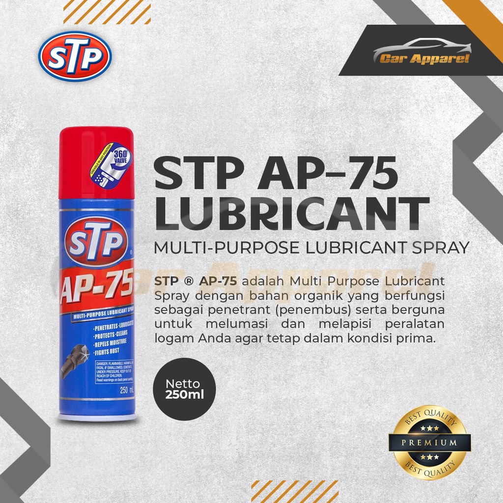 Jual STP AP75 Pelumas Anti Karat Logam Penetrant Lubricant 250ML ...