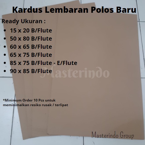 Jual Kardus | Karton Lembaran | Layer 50x80 Cm Single Wall Corrugated ...