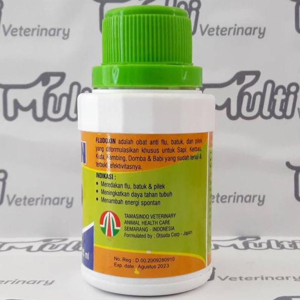 Jual FLUDOXIN 120ml Obat Flu Batuk Pilek Sapi Kerbau Kambing Domba Kuda ...