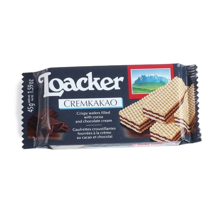 Jual LOACKER CREAM CACAO 45GR | Snack | Cemilan | Wafer | Shopee Indonesia