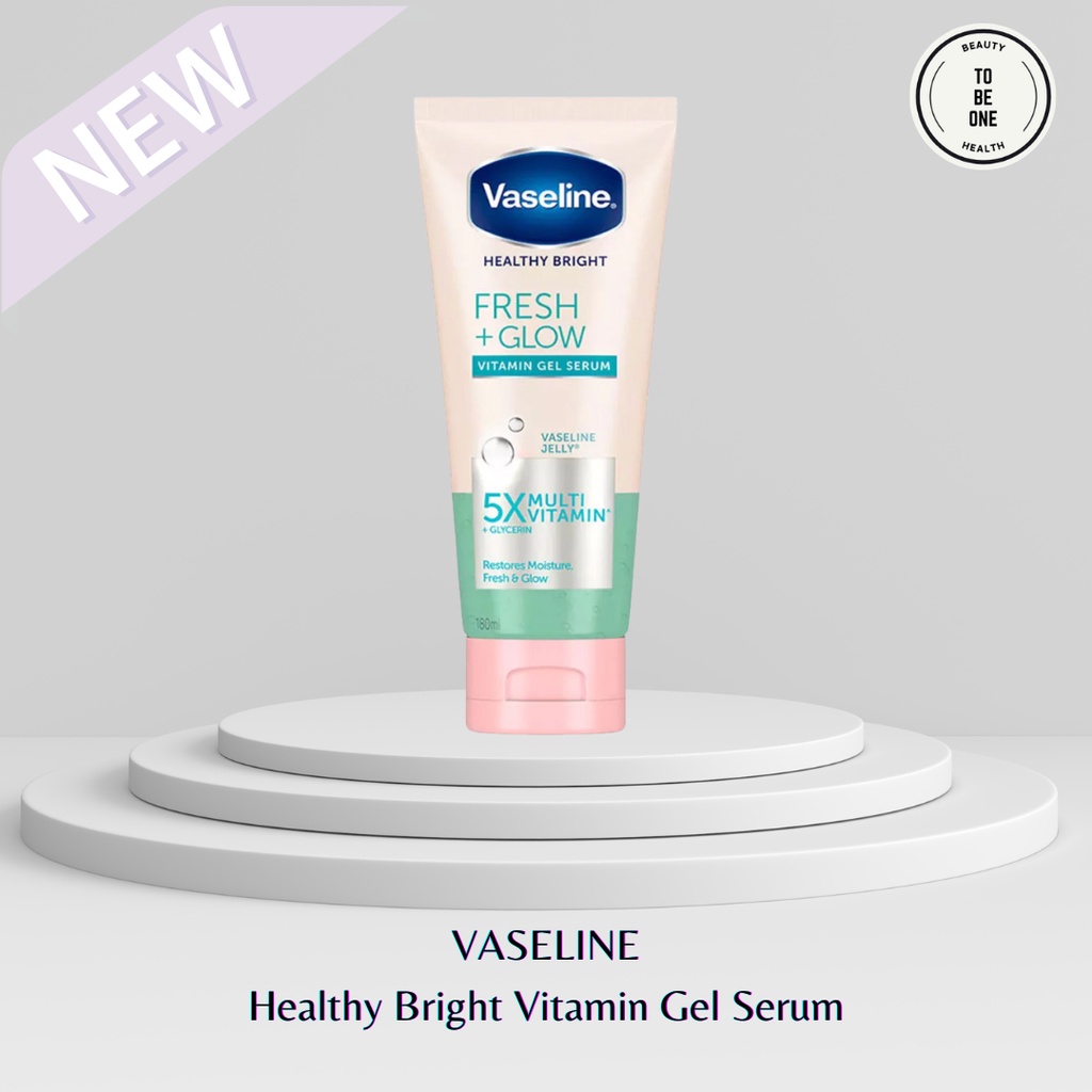 Jual Vaseline Fresh + Glow Vitamin Gel Serum Healthy Bright 180 ml ...