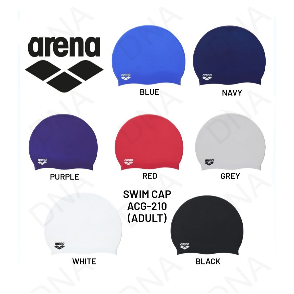 Jual Swim Cap Silicone Arena AS5SSC13UZ (ACG-210) / Topi Renang Arena ...