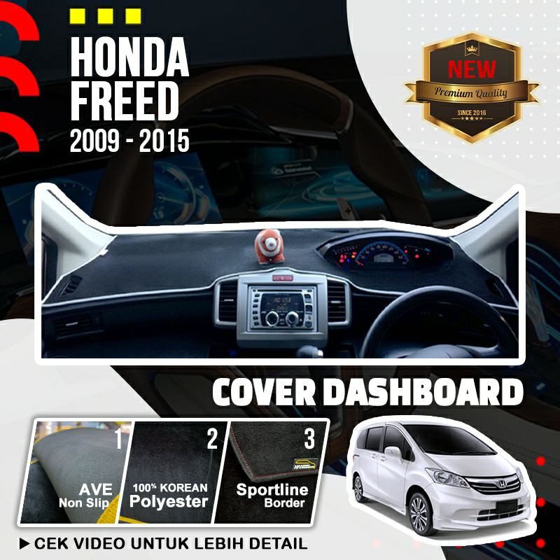 Jual Dashboard Cover Honda Freed Aksesoris Interior Dashboard 2009-2016 | Shopee Indonesia