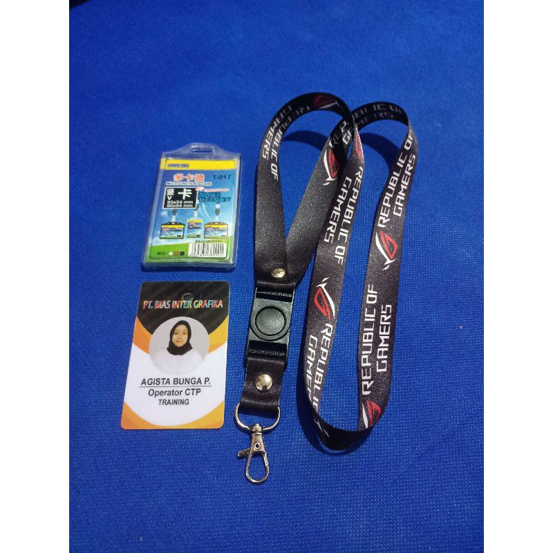 Jual TALI ID CARD CUSTOM SET-FULL PRINTING-BISA SATUAN | Shopee Indonesia