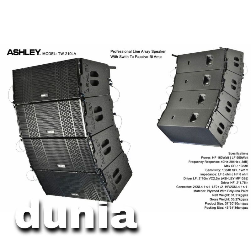 Jual Speaker Line Array Ashley TW 210 LA Original Passive Array TW ...