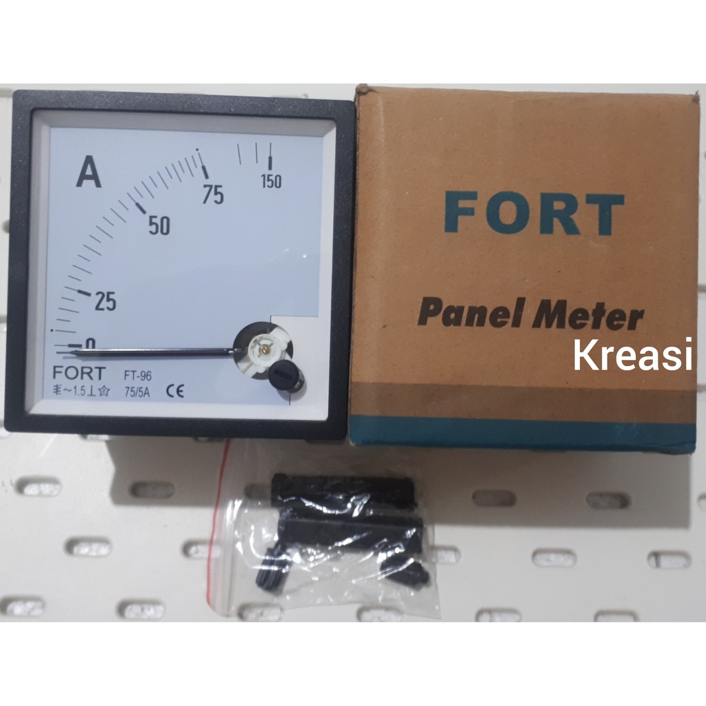 Jual FORT AMPERE METER PANEL 75/5A 96x96 FT-96 | Shopee Indonesia