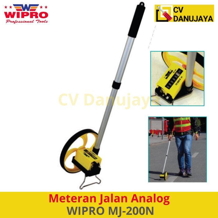 Jual Meteran Jalan Analog Alat Ukur Jalanan Jarak Manual Wipro JN-200N ...