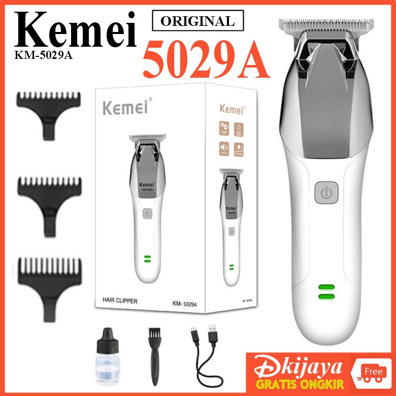 Jual Kemei 5029A Mesin Alat Cukur Rambut Elektrik Hair Clipper 5029 KM5029A Original CAS USB ...
