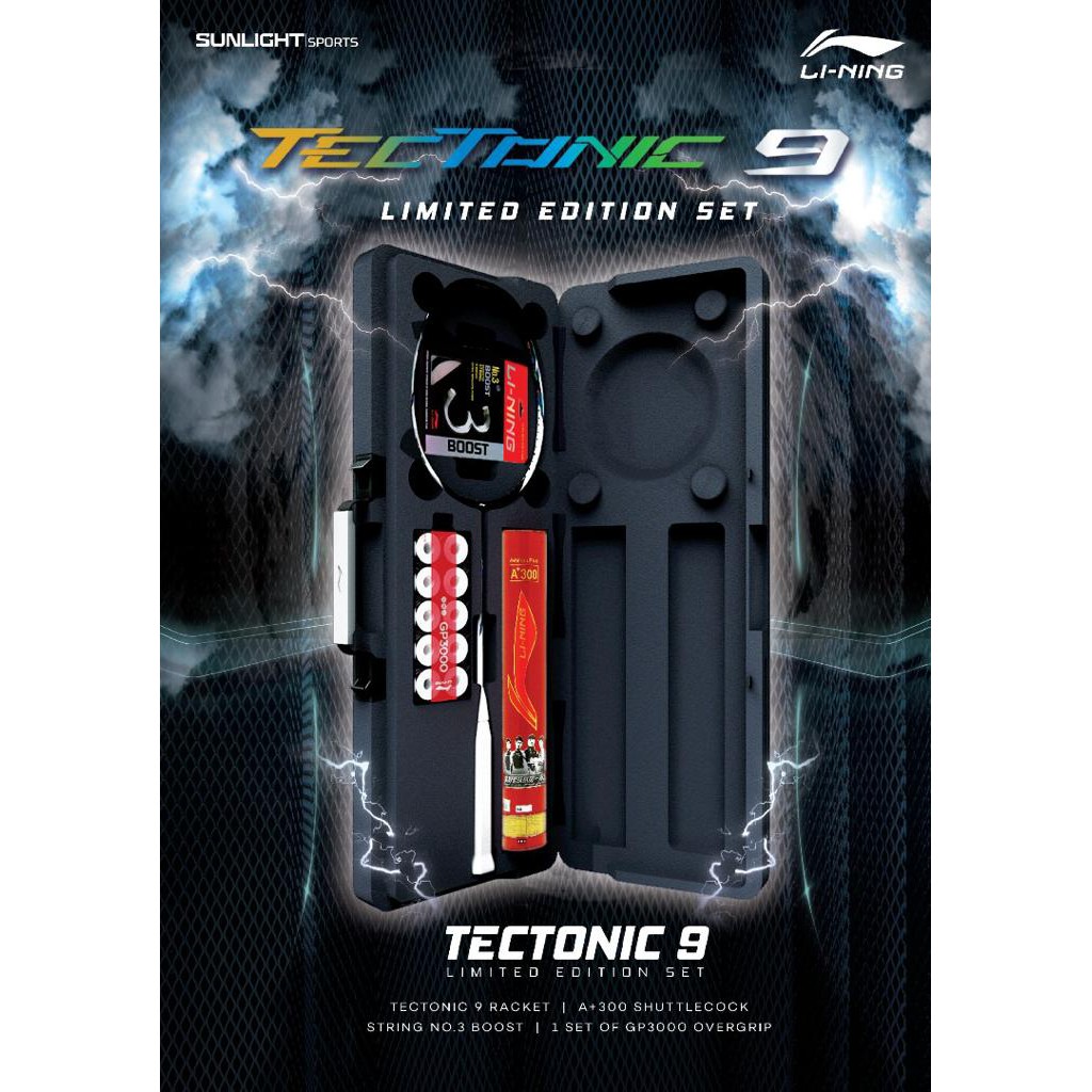 Jual LINING TECTONIC 9 LIMITED EDITION RAKET BADMINTON ORIGINAL ...