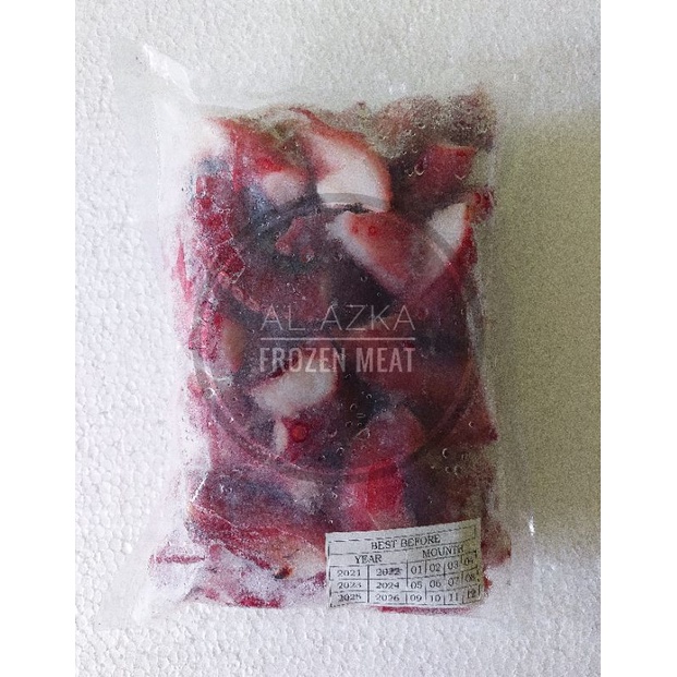 Jual Gurita Potong Rebus / Tako Leg Cut / Octopus Boiled Cut / Isian ...