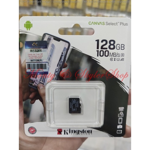 Jual Kingston MicroSD Card Canvas Select Plus Class 10 MicroSDXC 128GB | Shopee Indonesia