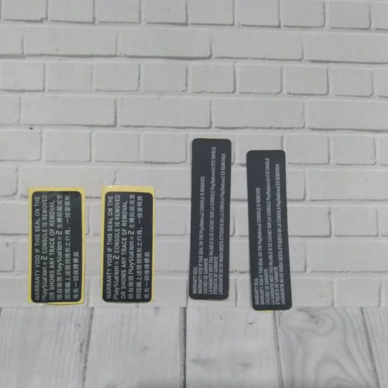 Jual stiker sticker label Segel Void ps2 fat seri 3xxxx 5xxxx Min 5 Pcs ...