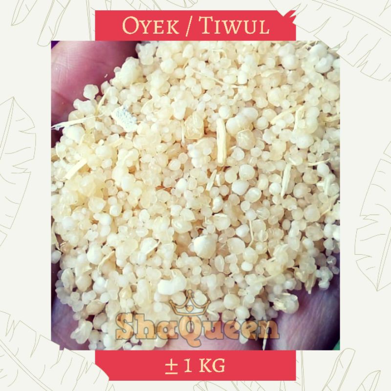 Jual Nasi Singkong / Oyek / Nasi Tiwul 1 KG/Asli Dari Singkong | Shopee ...