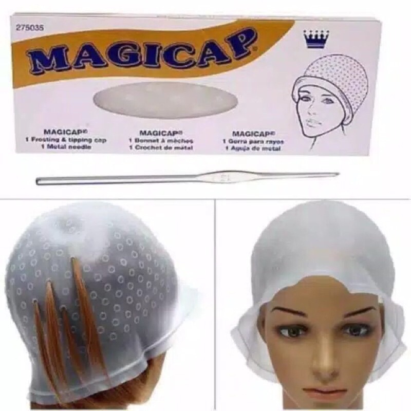 Jual MAGIC CAP // TOPI HIGHLIGHT Topi Pewarna Plastik dengan Jarum ...