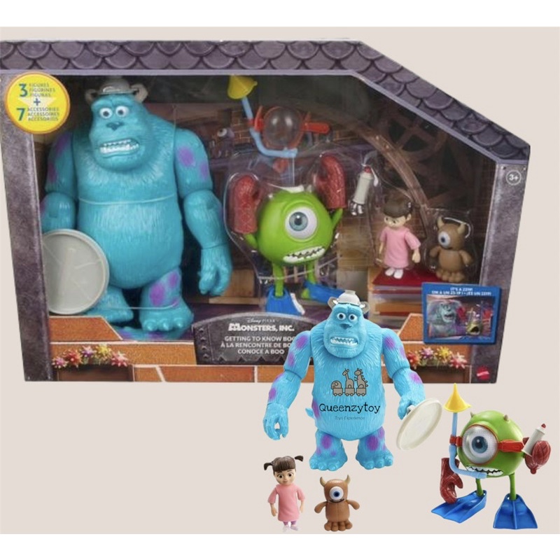 Jual Disney Pixar Monsters Inc Getting to know Boo 3 Pack with Sulley ...