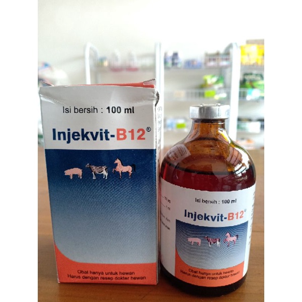 Jual Injekvit B12 100ml/Vitamin injeksi hewan | Shopee Indonesia