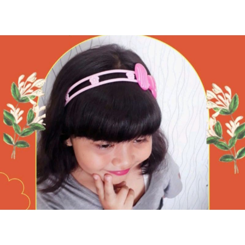 Jual Sakha - bando anak plastik motif | bando anak gemoy | Shopee Indonesia