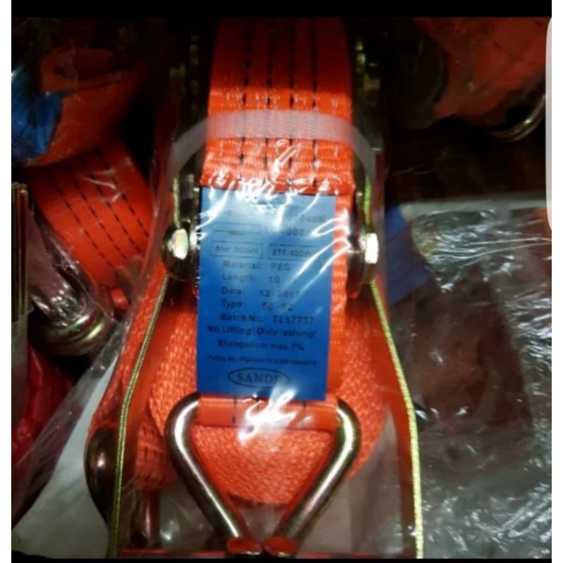 Jual Rachet Cargo Lashing 2"x 8 meter tali pengikat barang Trak belt ...