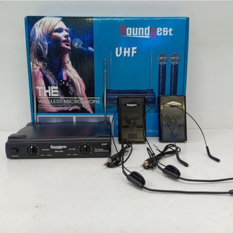 Jual Mic Wireless Soundbest SB 200 SB-200 SB200 Pegang Jepit Original ...