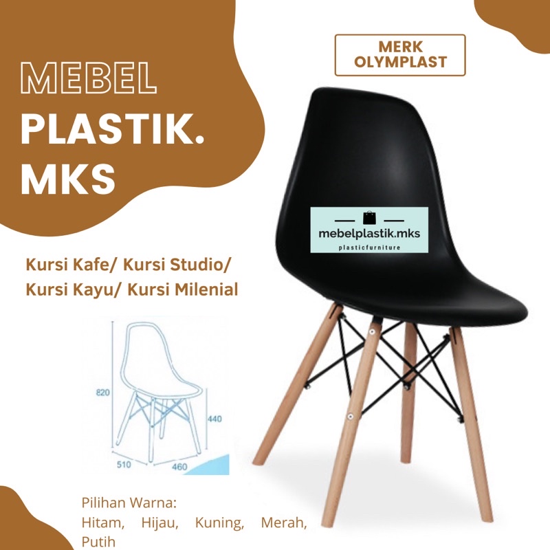 Jual Kursi Cafe/ Kursi Outdoor/ Kursi Studio/ Kursi Milenial Olymplast ...