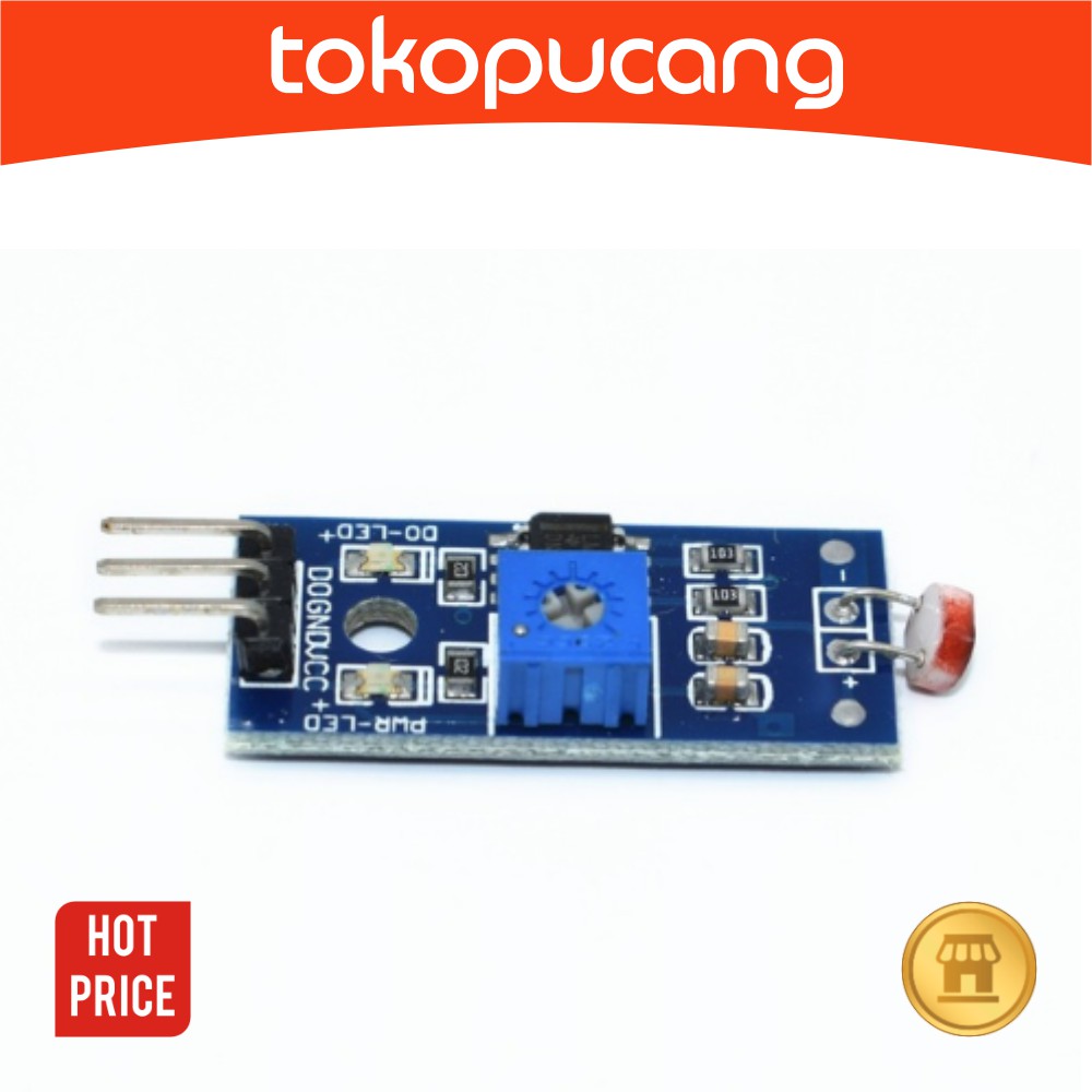 Jual Sensor cahaya sinar photoresistor Arduino Brightness Module ...