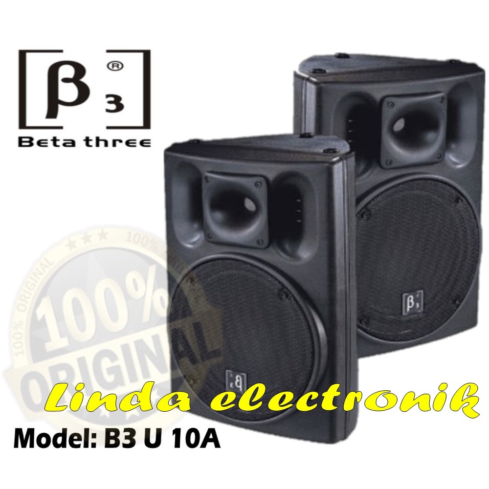 Jual speaker aktif beta 3 u10a u 10a u10 a 10 inch 2 buah original | Shopee Indonesia