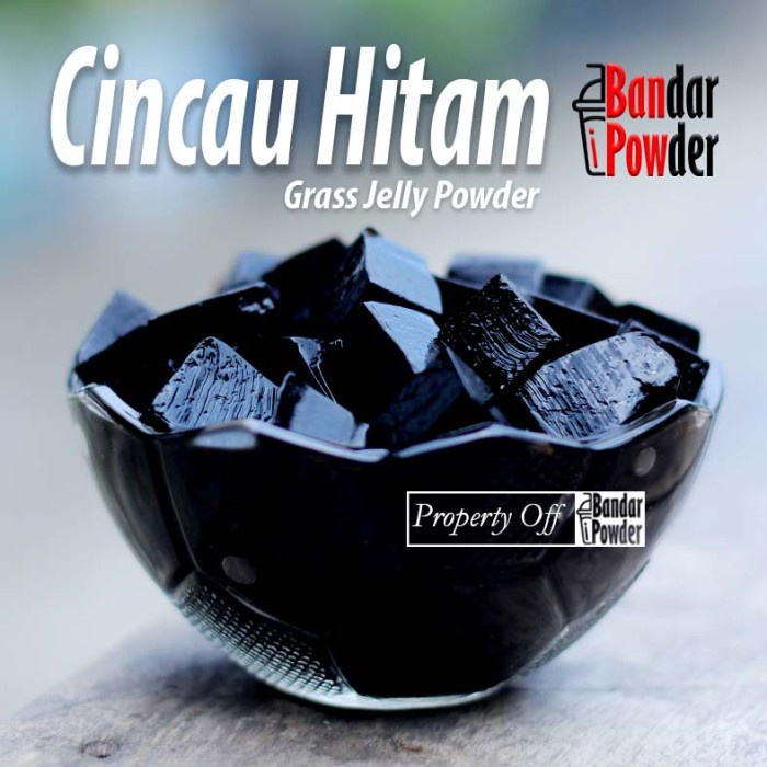 Jual 02 Cincau Hitam Bubuk 1Kg - Grass Jelly Powder 1 Kg - Topping ...