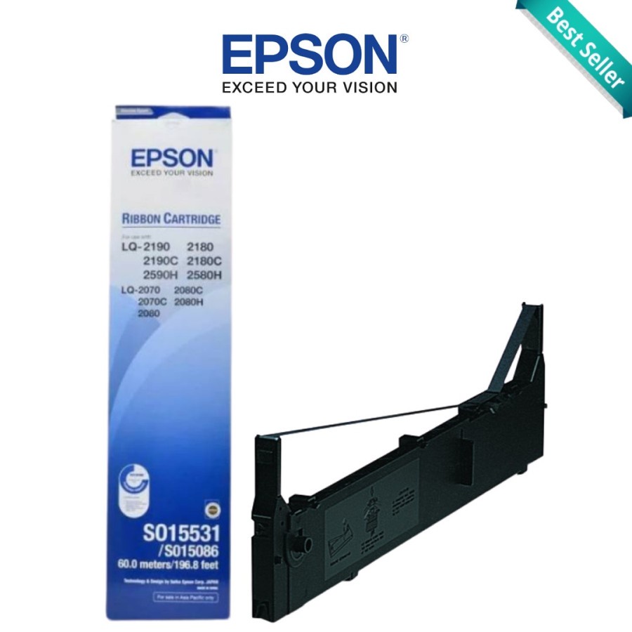 Jual Pita Printer Epson LQ-2190 LQ-2180 LQ-2170 Ribbon Cartridge ...