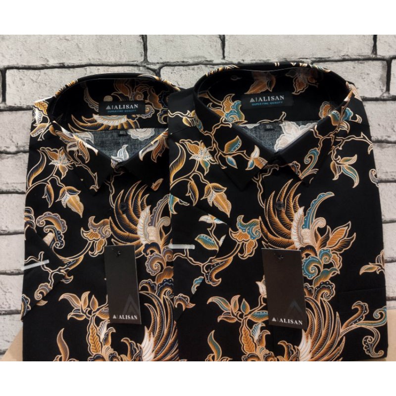 Jual Batik Alisan Motif Ranting Lengan Pendek Ukuran Jumbo | Shopee ...