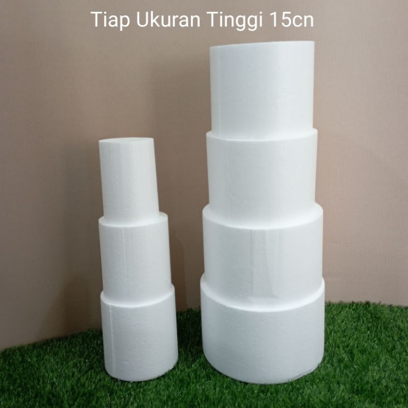Jual Dummy Cake Styrofoam Gabus untuk Tower Snack Kue atau Art Lainya ...