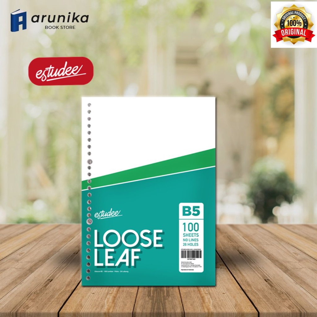 Jual Loose Leaf Estudee Ukuran B5 Isi 100 Lembar - Polos | Shopee Indonesia