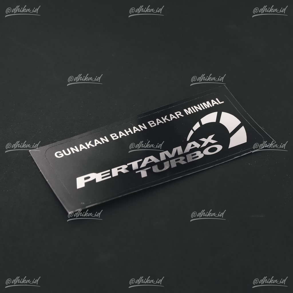 Jual Sticker Stiker Tempelan Bensin Petamax Turbo Racing Aksesoris ...