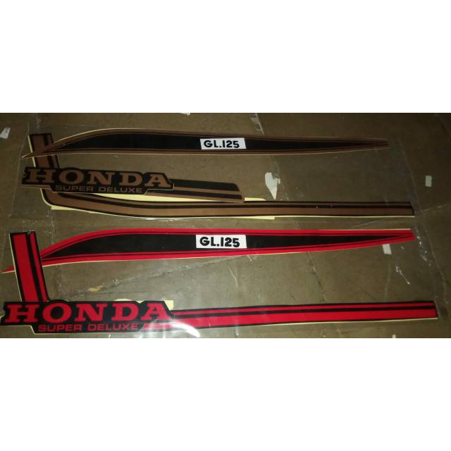 Jual STIKER STANDART GL 125 HONDA | Shopee Indonesia