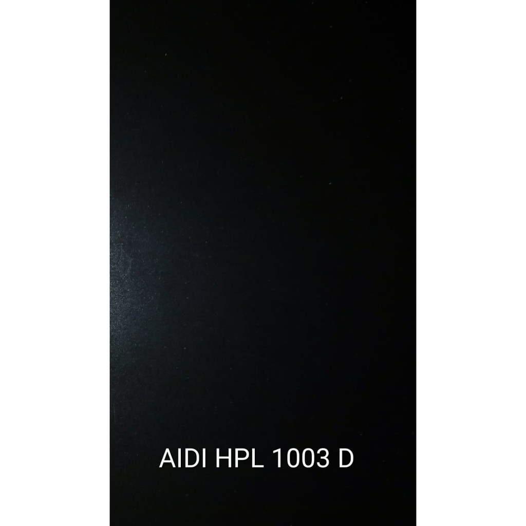 Jual AH 1003D BLACK DOFF HPL HITAM POLOS DOFF HPL BLACK SOLID MATT HPL ...
