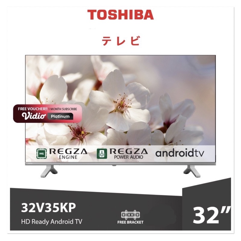Jual TOSHIBA V35 SMART ANDROID TV 32 INCH TV LED | Shopee Indonesia